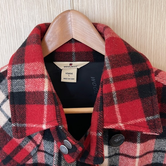 Woolrich | Jackets & Coats | Vintage Woolrich Womens Redblackwhite ...